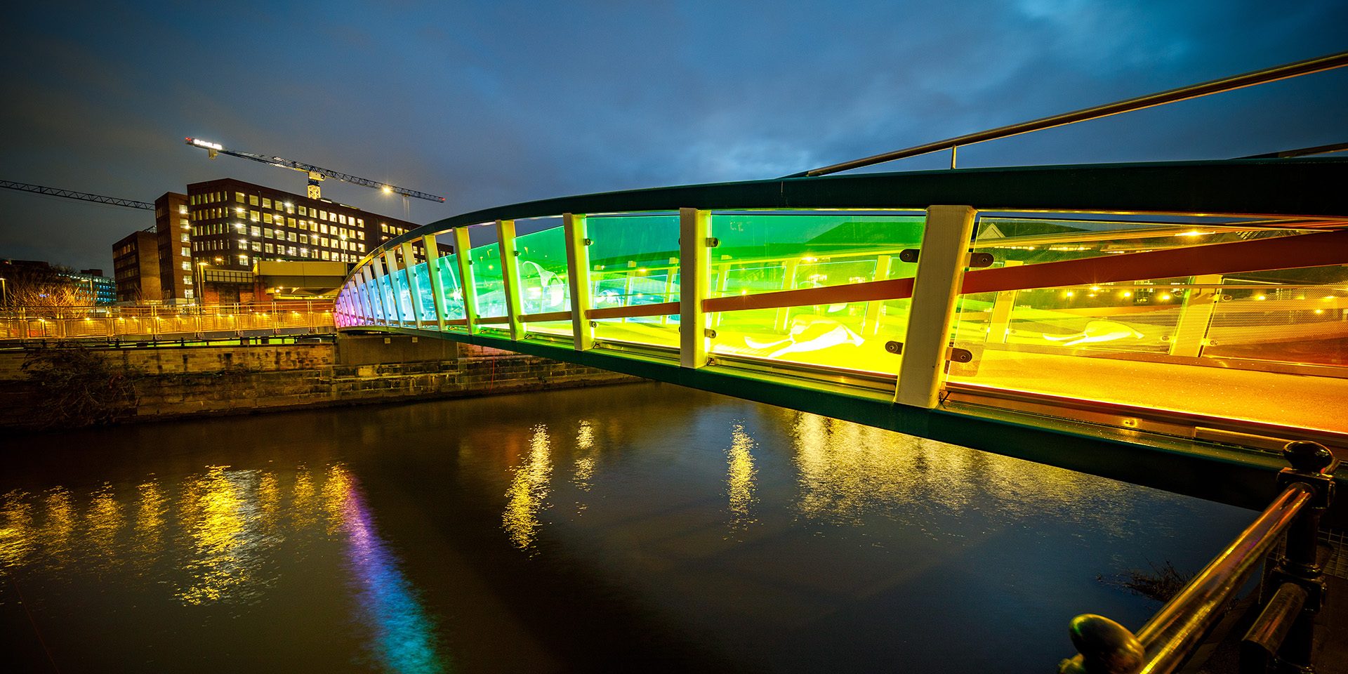 David Oluwale Bridge, Leeds | Architainment Lighting